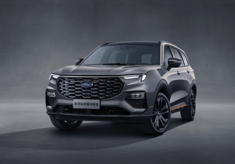 潮酷大七座SUV ！福特新领裕黑曜倾橙版售19.98W起_易车