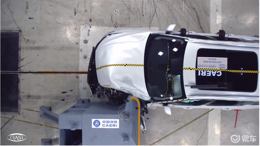 沃尔沃XC60 C-IASI碰撞测试，安全指数优秀_易车