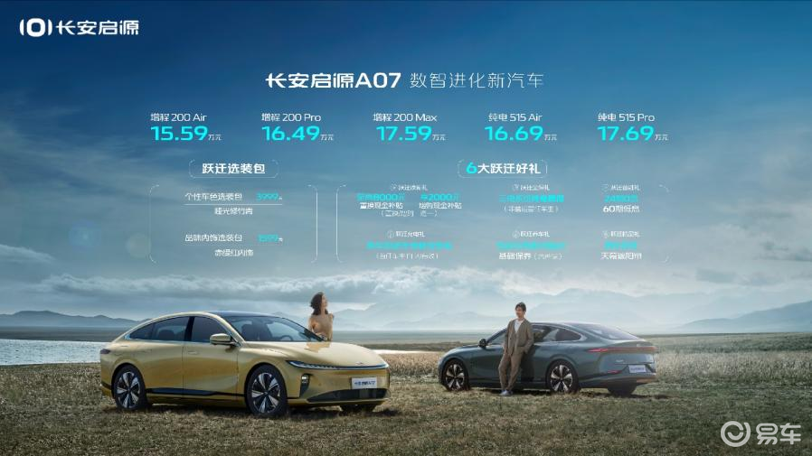 长安启源A07终身免费基础保养，前2万名提车加享超值福利_易车