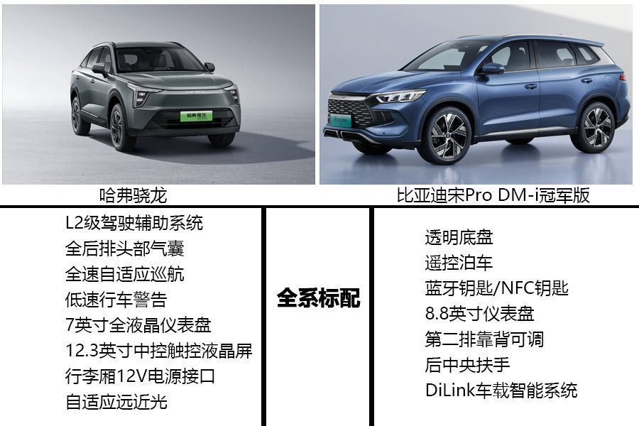 南北紧凑SUV如何选，哈弗骁龙对比宋ProDM-i冠军版_易车