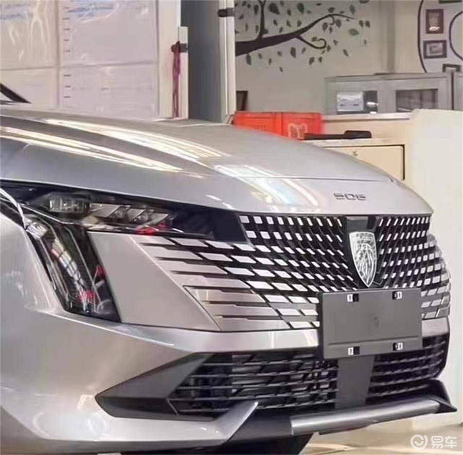 换装全新风格前脸，新款东风标致508L实车曝光_易车