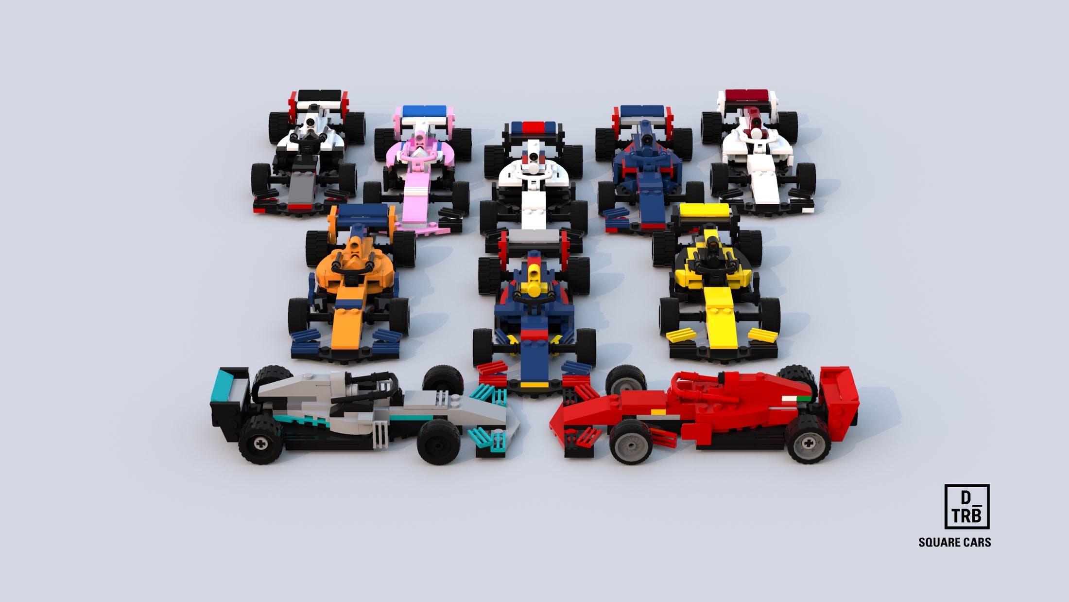 用乐高列数 F1 2018 新赛季各大车队新车！_易车