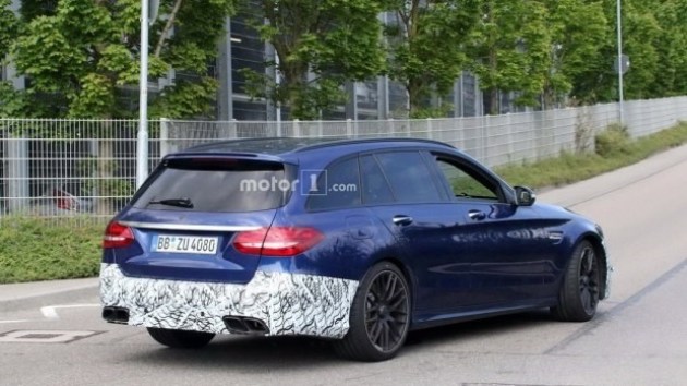 新款AMG C63旅行版谍照曝光 内外细节变化_易车