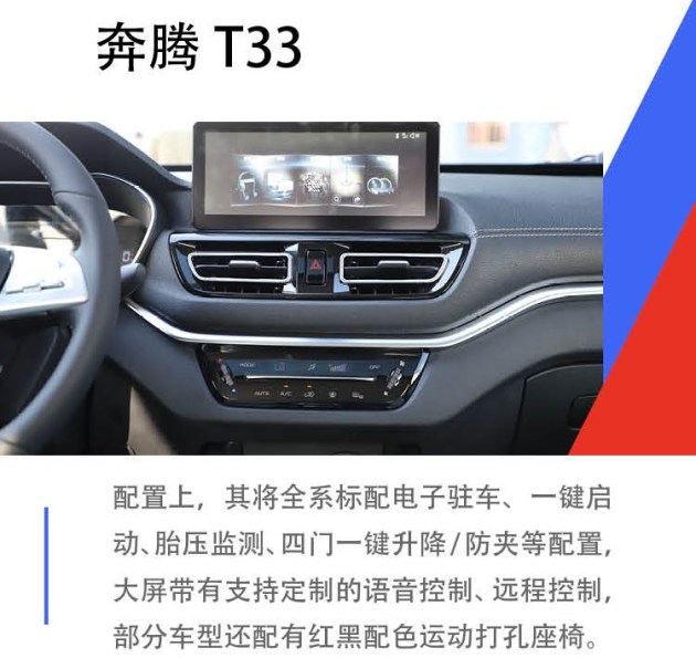 全新小型SUV 奔腾T33将于8月3日正式上市/推5款车型_汽车产经网