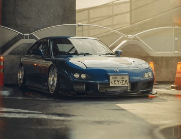 酷车赏：优雅的JDM 海外车主打造马自达RX-7猎装版_易车