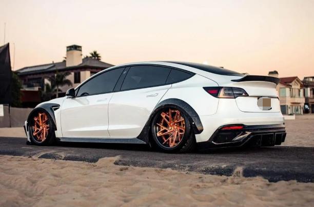 分享下气动model 3P改装~_Model 3社区_易车社区