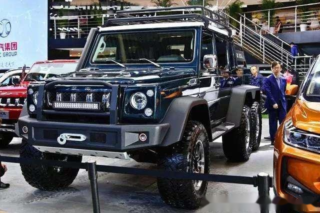 国产硬派SUV的新选择！北汽BJ80 6×6山寨奔驰G63 AMG！外观炫酷！_易车
