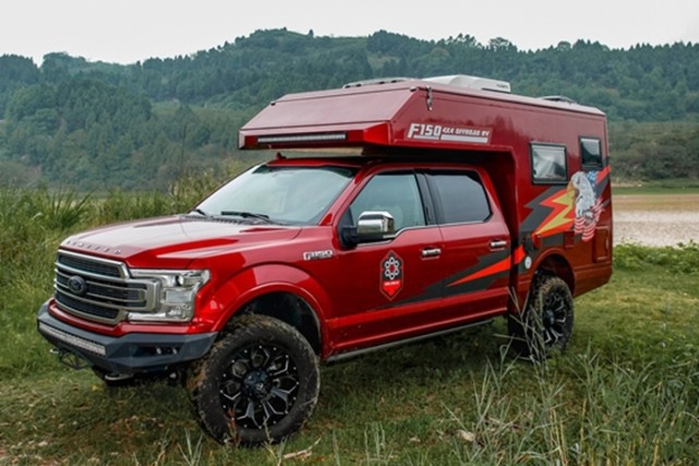 一款专为野外露营而设计的F150 LTD旅行工具车_易车